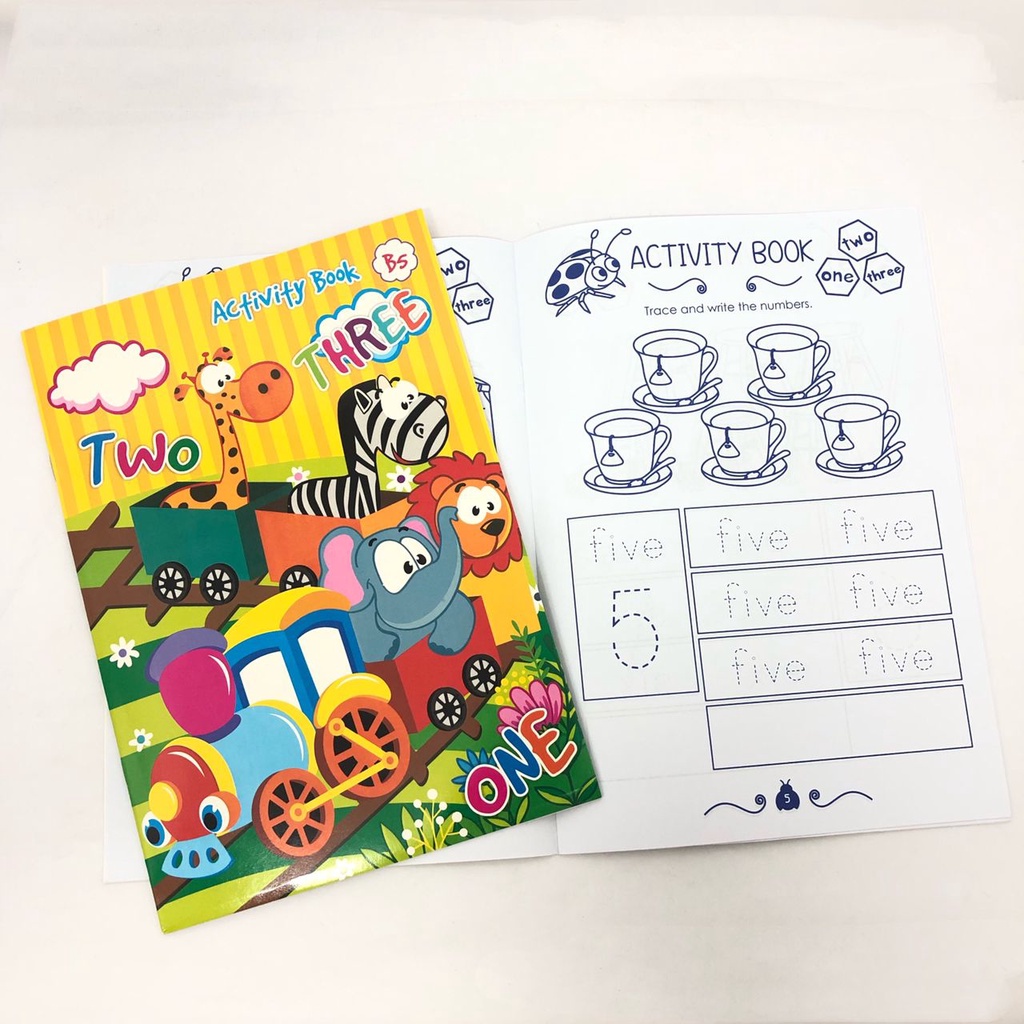 SBS Activity & Learning Book 24PGS [TG-1625] (ABC, abc, 123, number ...