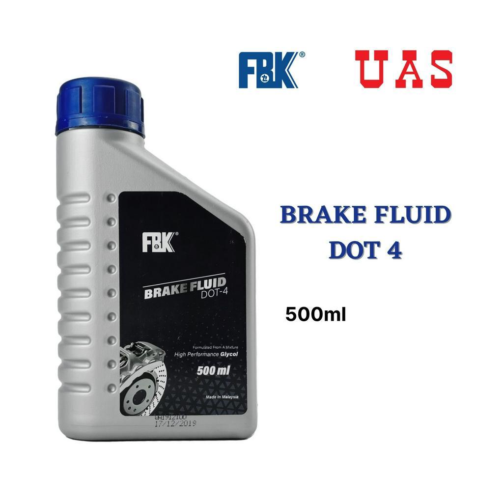 FBK Brake Fluid DOT4 500ml (DOT-4) | Shopee Malaysia