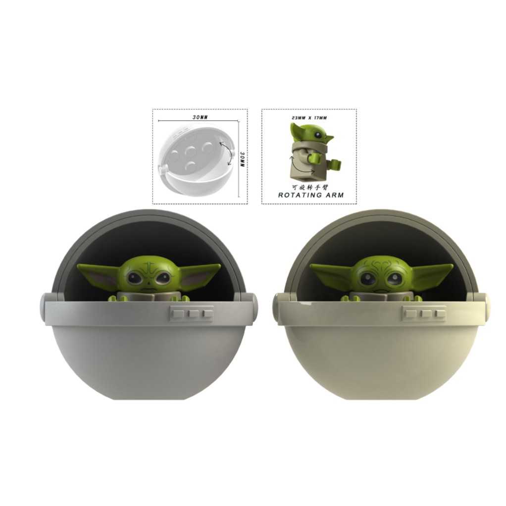 Baby Yoda with Pod 💥Malaysia Ready Stock Star Wars Minifigure | Shopee ...