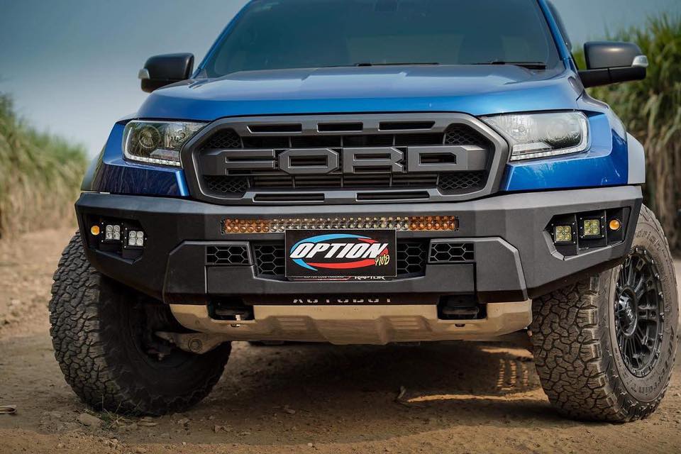 OPTION 4WD 4x4 option4wd FRONT BUMPER V1 FOR FORD RANGER RAPTOR ...