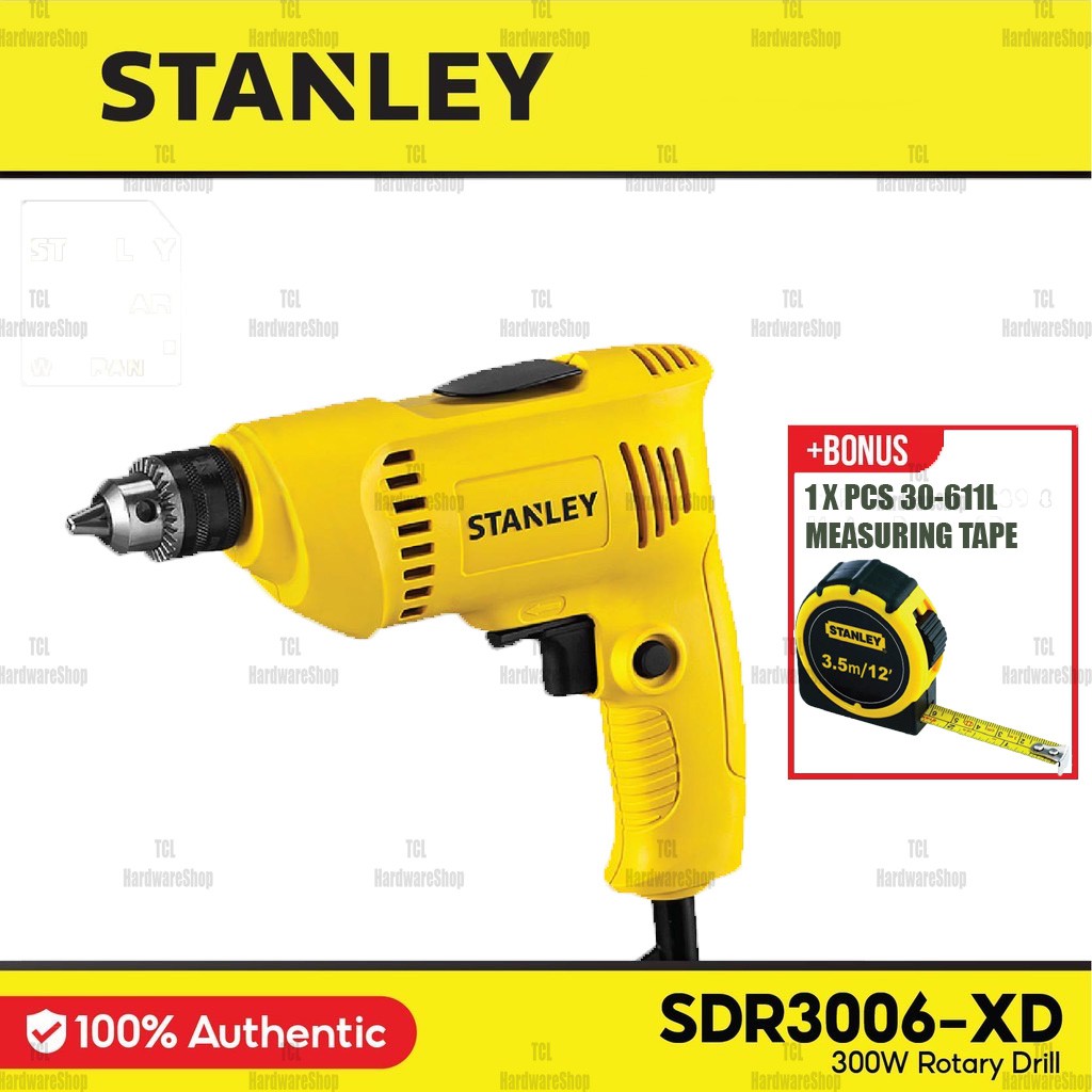 Stanley SDR3006 Rotary Drill (300W / 6.5mm) | Shopee Malaysia