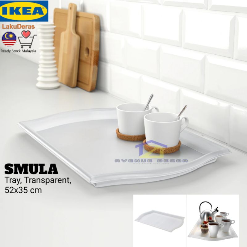 🔥100% AUTHENTIC🔥 SMULA TRAY TRANSPARENT 52X35 CM | Shopee Malaysia