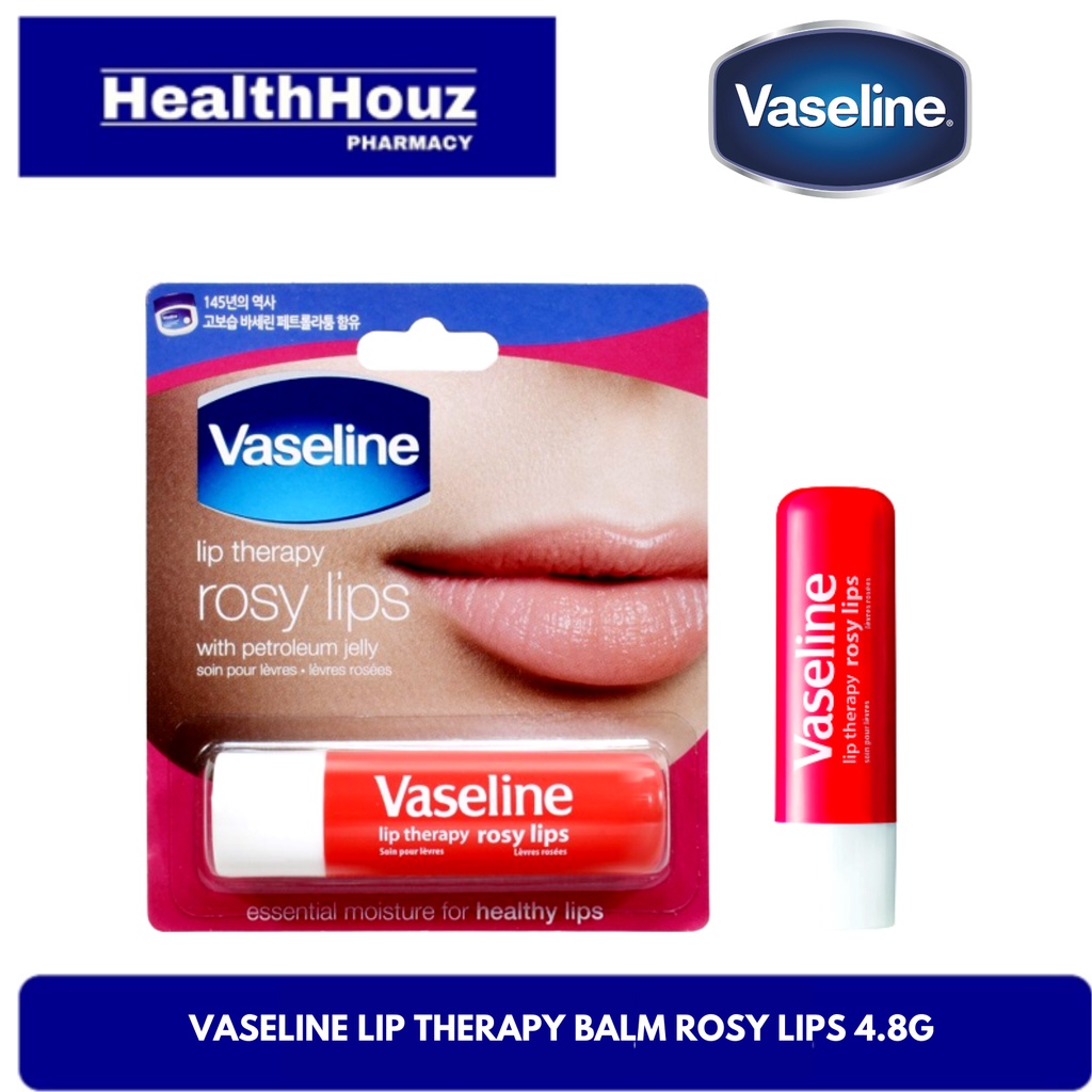 VASELINE Lip Therapy Balm Rosy Lips 4.8g | Shopee Malaysia