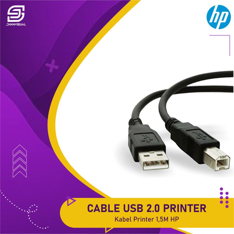 [JaVis] Hp Brand 1.5 Meter usb printer Cable - usb printer cable ...