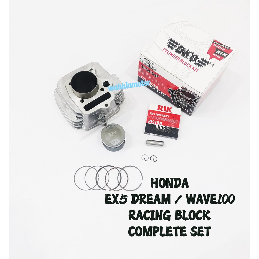 [ OKO ] HONDA EX5 DREAM WAVE100 W100 WAVE100R SYM BONUS RACING BLOCK ...