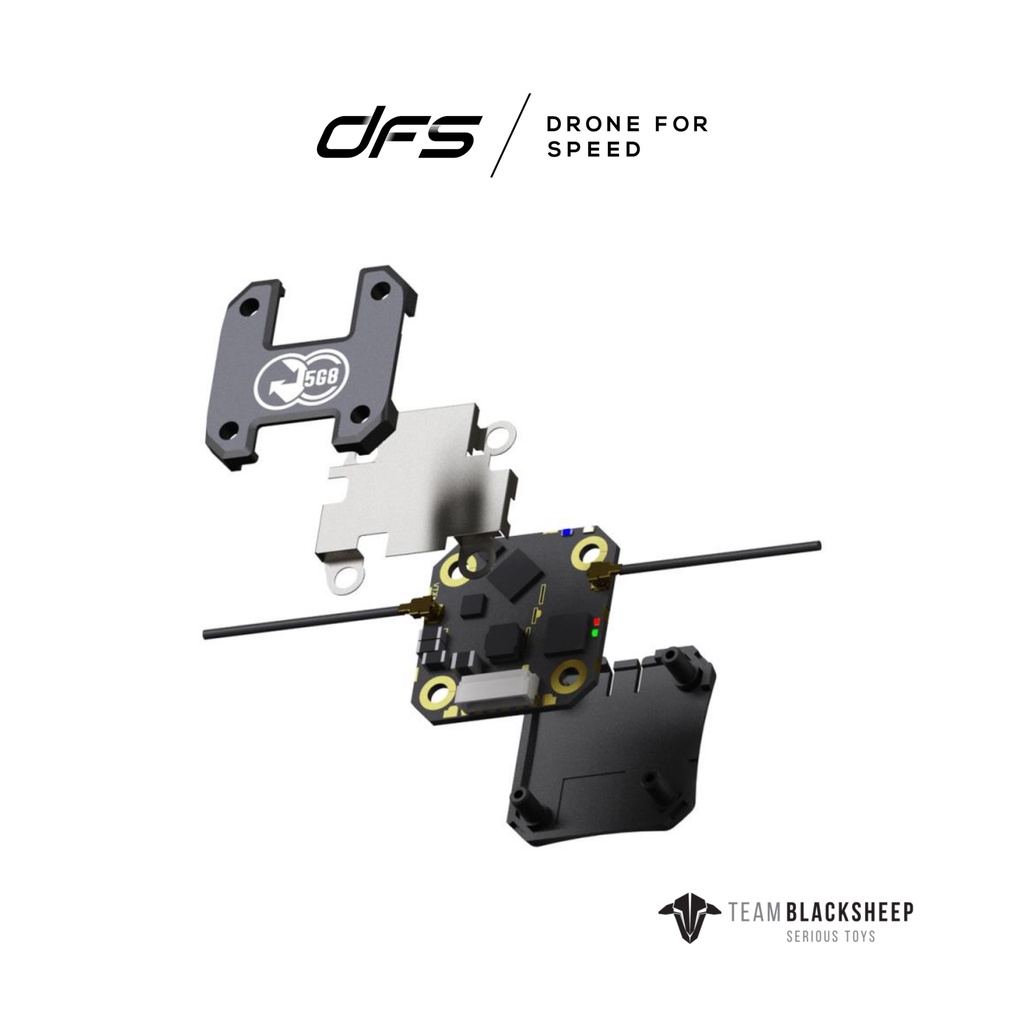 TBS Crossfire Sixty9 - 2in1 Receiver and VTX (Crossfire RX + Unify ...