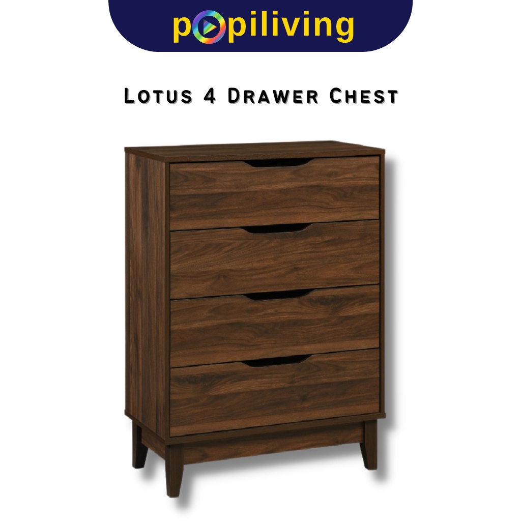 LOTUS 4 Drawer Chest Drawer Sideboard Cabinet Wardrobe Cabinet Wardrobe ...