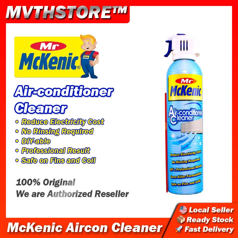 Mr McKenic Aircon Cleaner Self Rinsing Aircond Cleaner Aerosol Spray ...