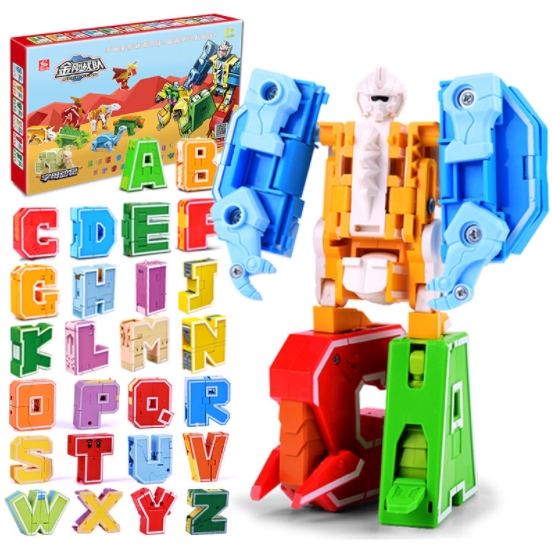 New transformers robot teams of 26 English letters | Shopee Malaysia