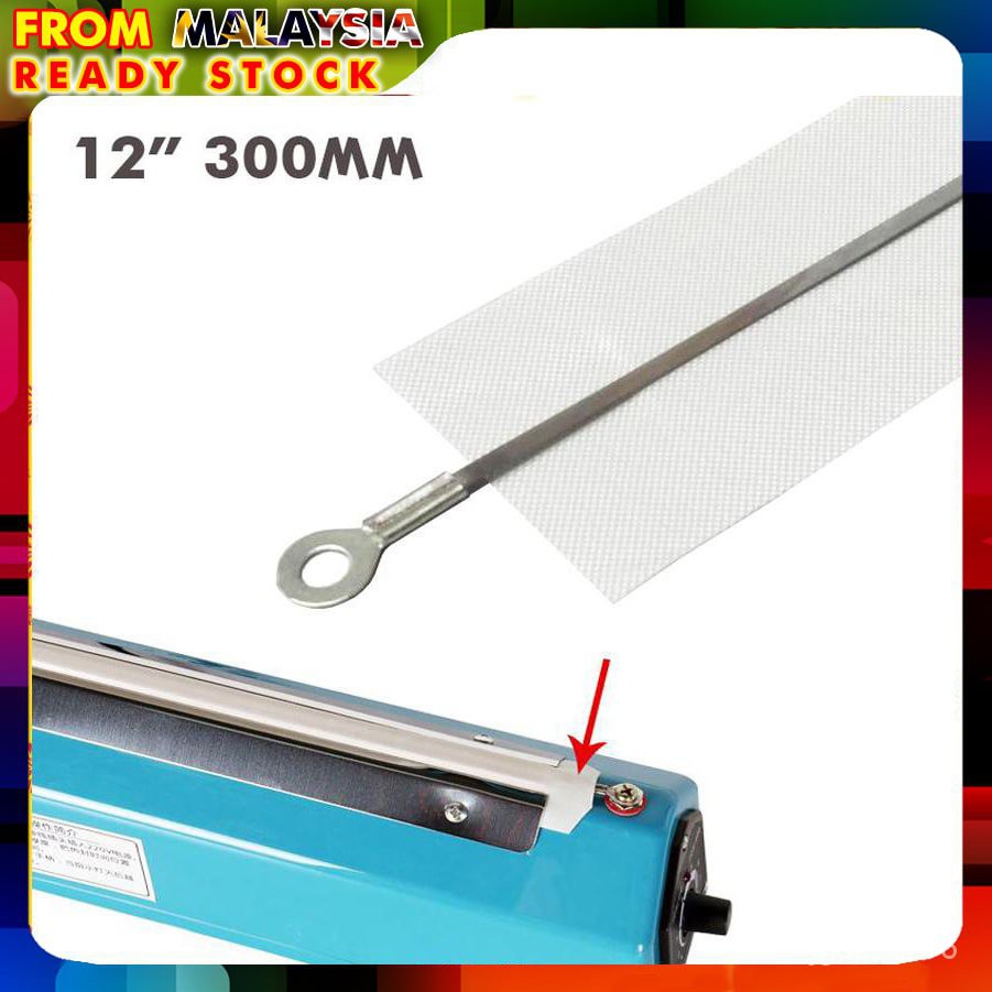 JIUKE 12 Inch 300mm Impulse Sealer Heater Heat Element Wire Teflon Belt ...
