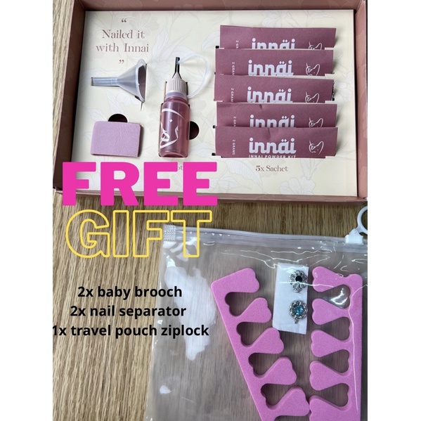 inai innai nunha neelofa haris halal nail polish | Shopee Malaysia