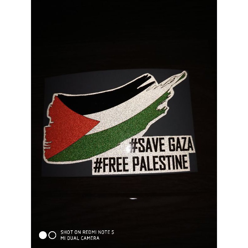 sticker bendera palestin stiker gaza stiker palestine stiker kereta ...
