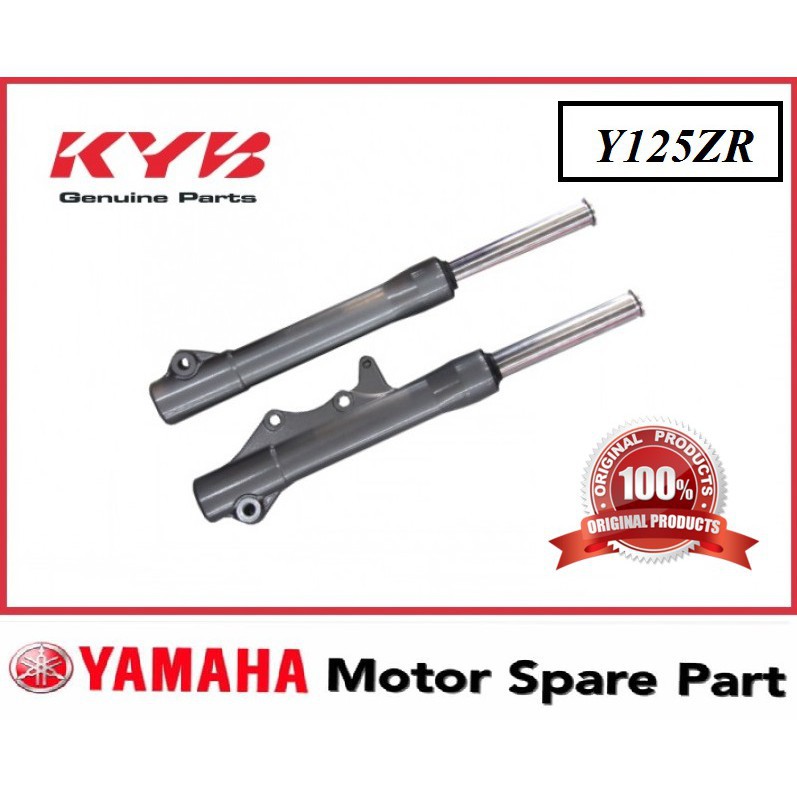 Ori KYB Y125ZR FORK SET ORIGINAL KAYABA ABSORBER DEPAN FRONT ABSOBER YAMAHA HLY Y125 ZR 125ZR ...