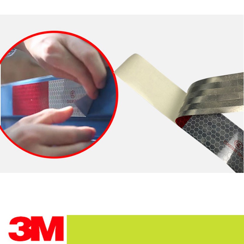 3M 933 Reflective Sticker Tape Annual Inspection Sticker Warning Car ...