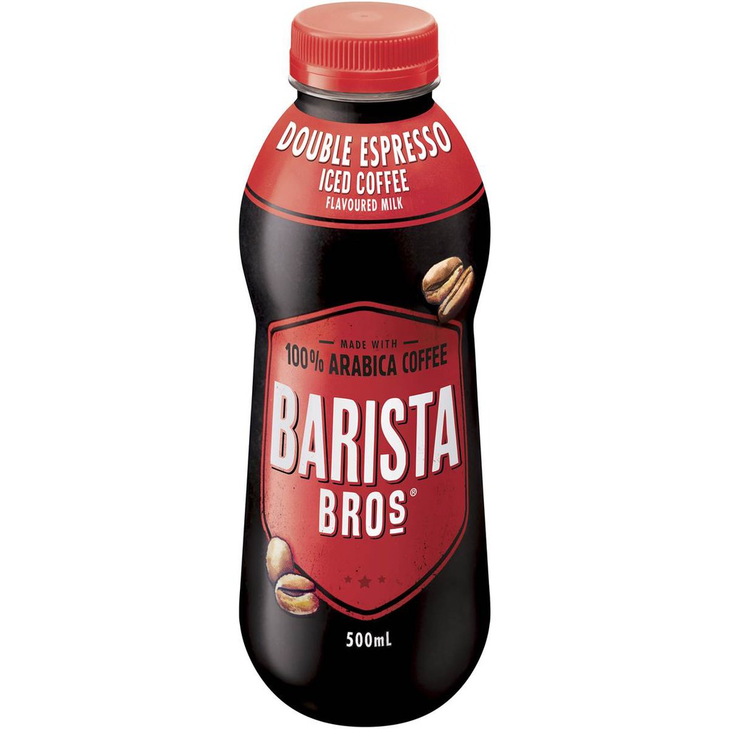 Barista Bros Double Espresso Iced Coffee Flavoured Milk 500 ml | Shopee ...