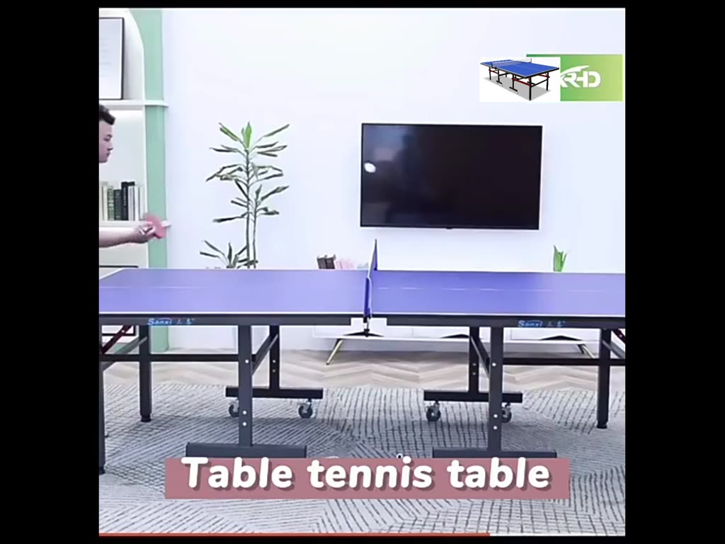 Professional Indoor Waterproof Table Tennis Ping Pong Table With Quick ...