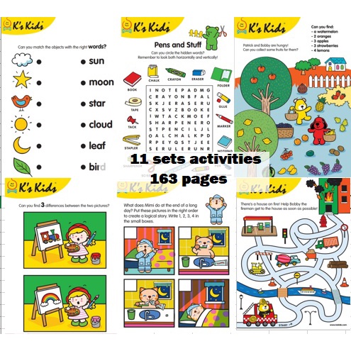 338- (PDF) KS KIDS Preschool Kindergarten Learning Activities 11 sets ...