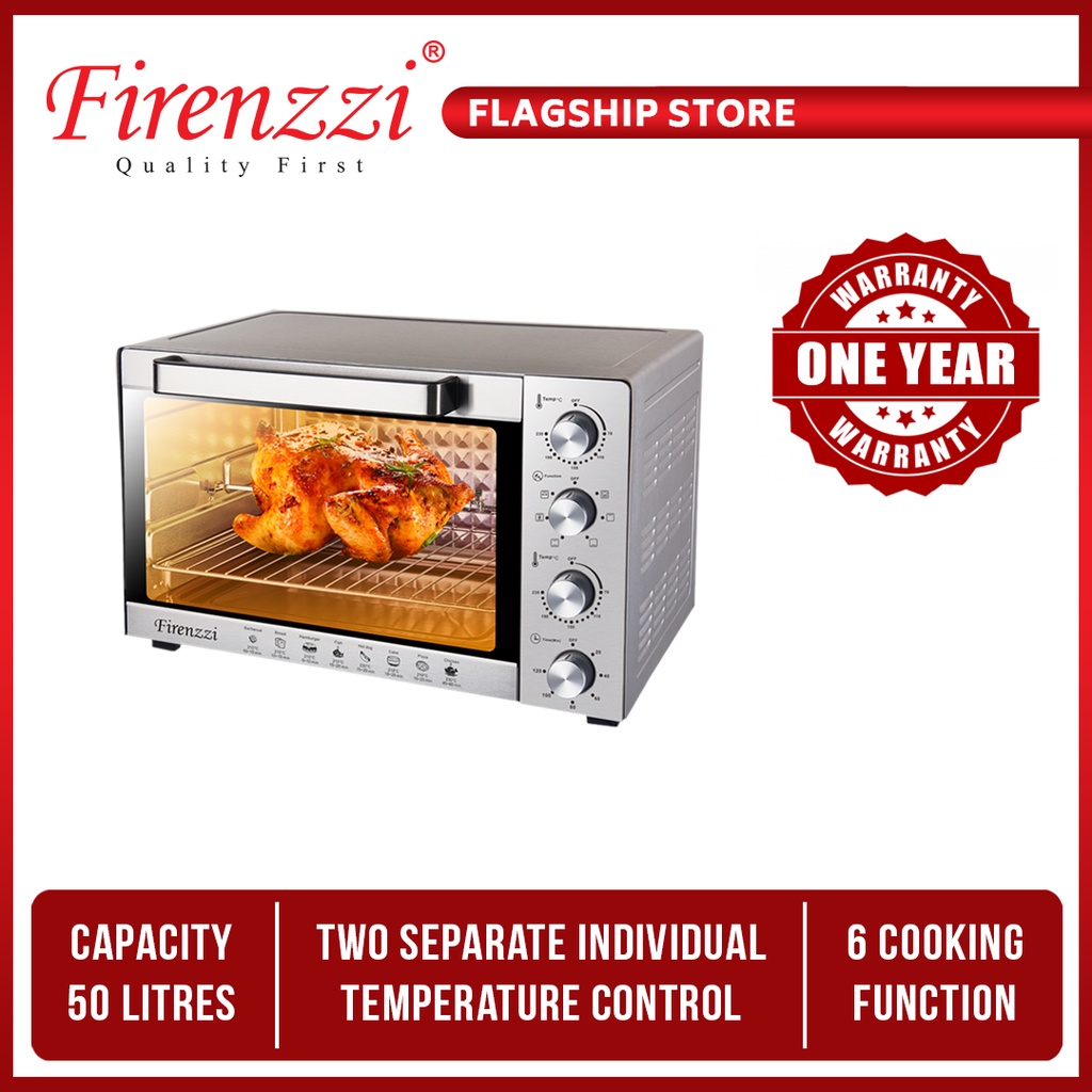 Firenzzi 50L Stainless Steel Professional Counter Top Oven (TO-4050 SS ...