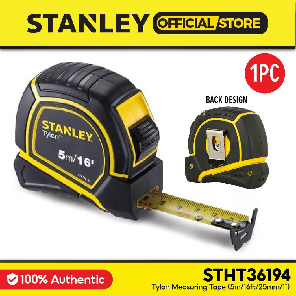 STANLEY Tylon Measuring Tape Rule (5m/16ft/19mm) STHT36194 - Old Code ...