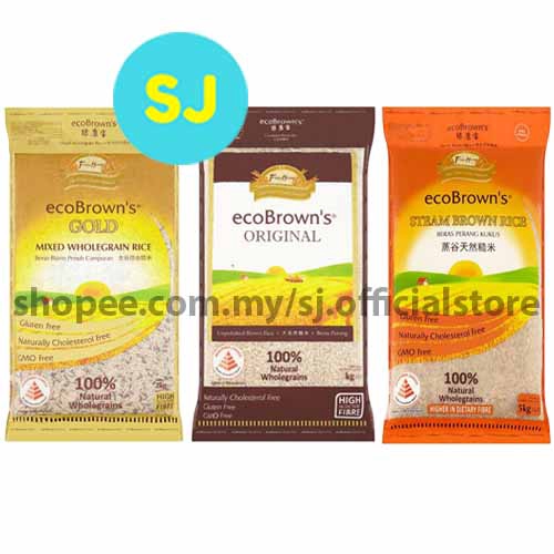 Ecobrown Wholegrains Rice 5kg | Shopee Malaysia