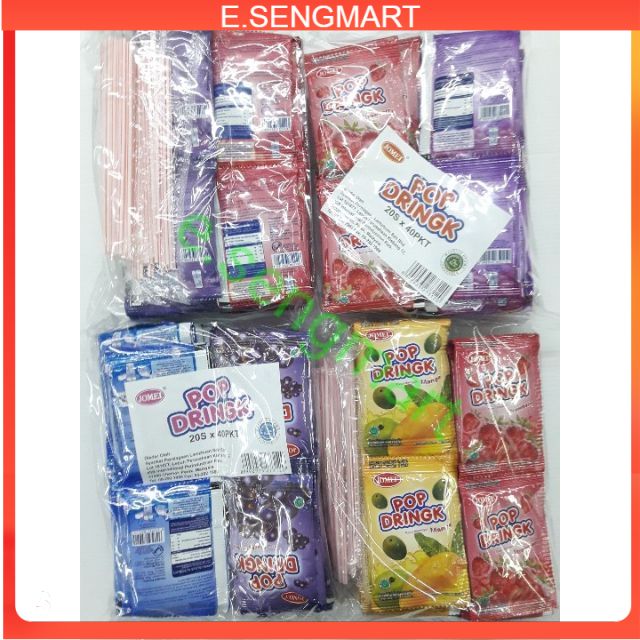 Pop Dringk Serbuk Gula Gula 40pkt | Shopee Malaysia