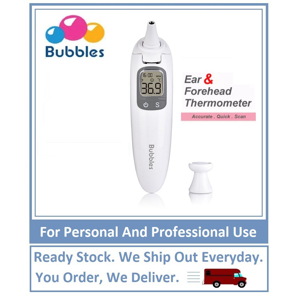 Bubbles Thermometer Ear And Forehead Jangkasuhu 温度计 | Shopee Malaysia