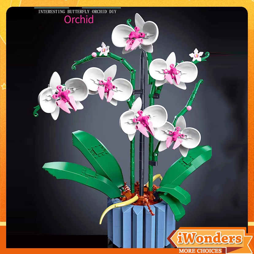 Orchid MOC Building Blocks Botanical Compatible 10311 Collection 2022 ...