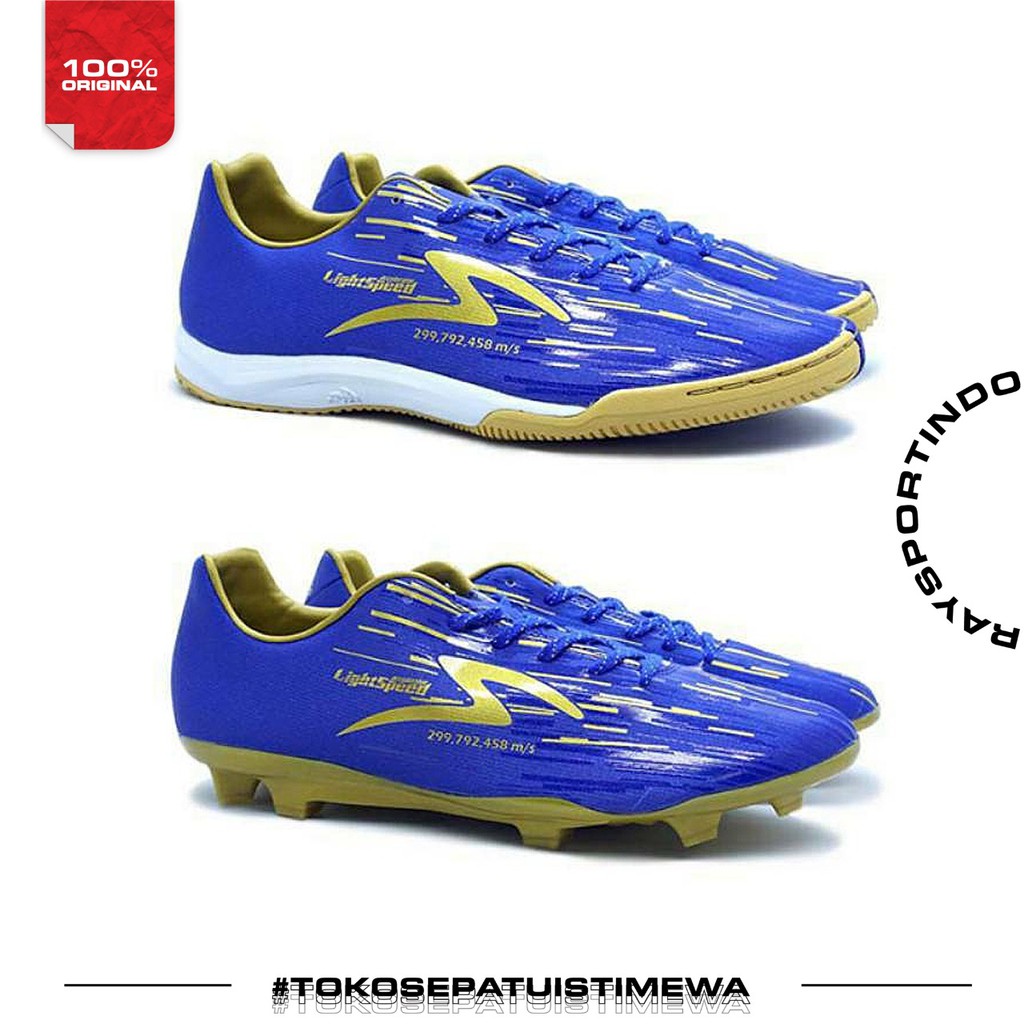 Specs LIGHTSPEED REBORN IN & REBORN FG REFLEX BLUE/METALLIC GOLD ...