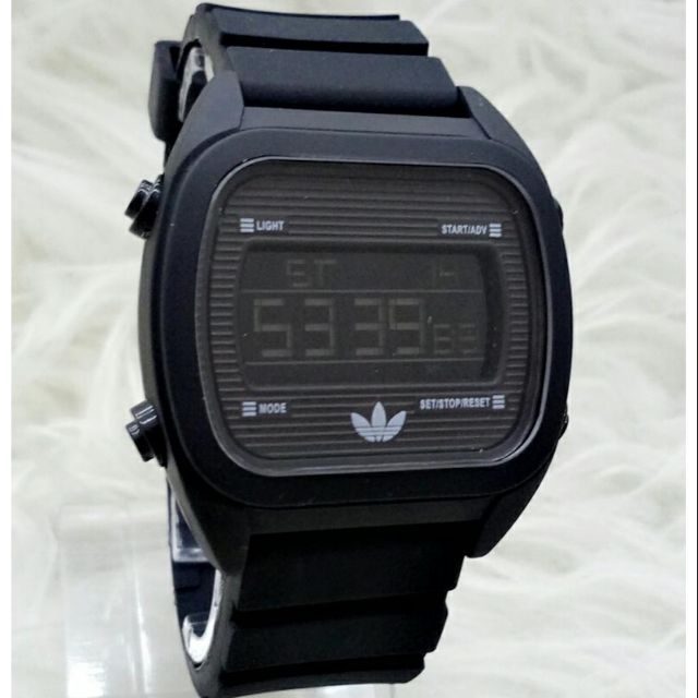 New Stock🔥🔥 Adidas Digital Watch All Black Colour | Shopee Malaysia