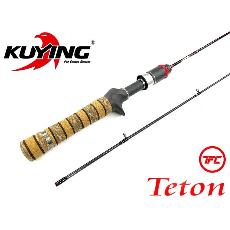 KUYING Teton Ultra Light Spinning & Baitcasting Rod Joran Pancing ...