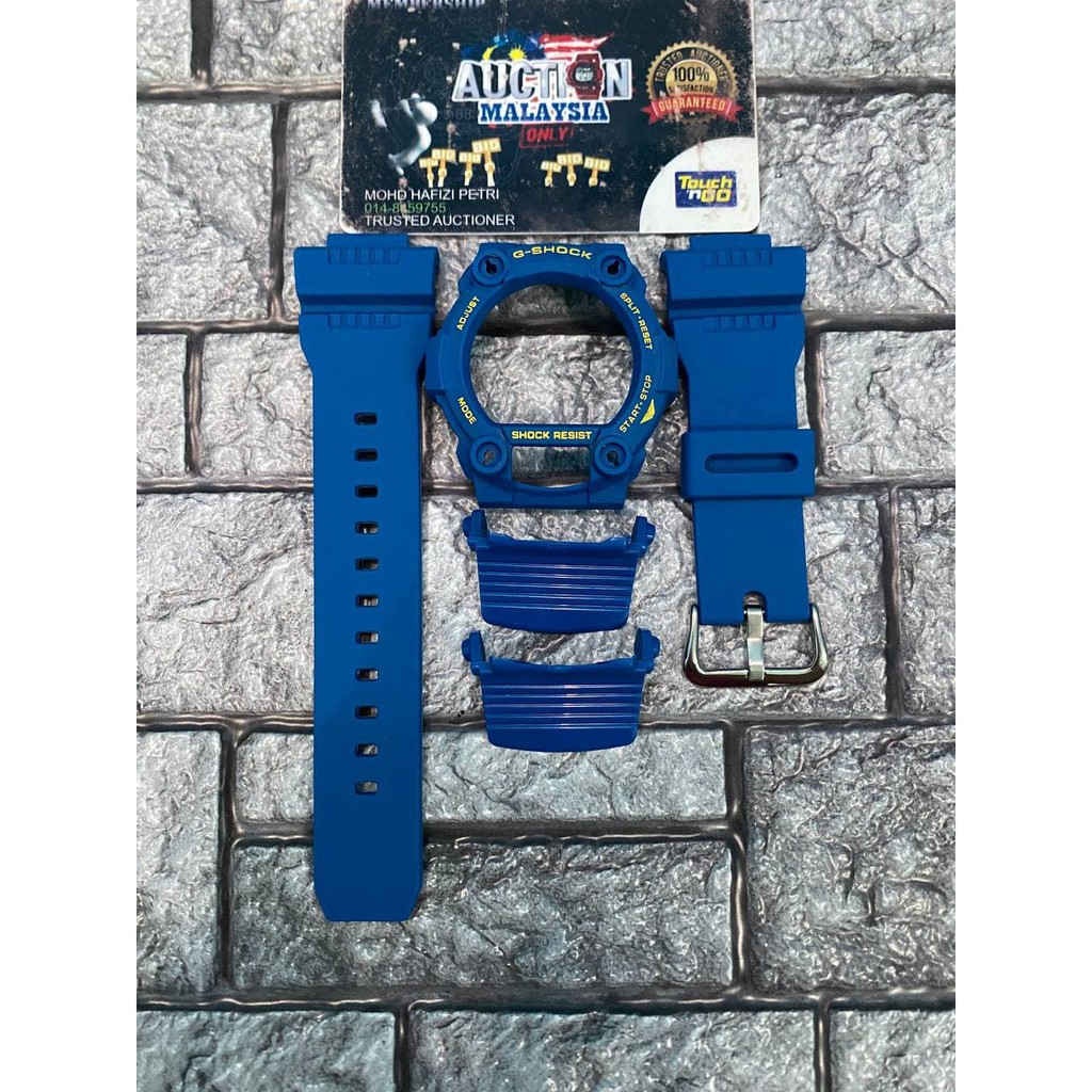G7900 GW7900 MAT MOTO BIRU WORDING KUNING + BUCKLE JAPAN | Shopee Malaysia