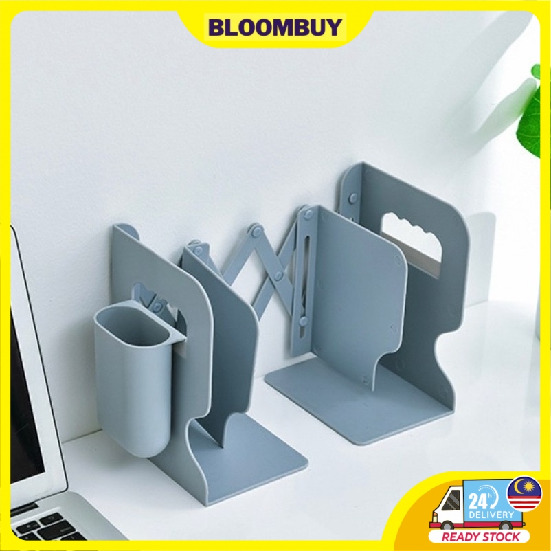 [Ready Stock]Expandable Book Stand/ Holder / Rack with stationery ...