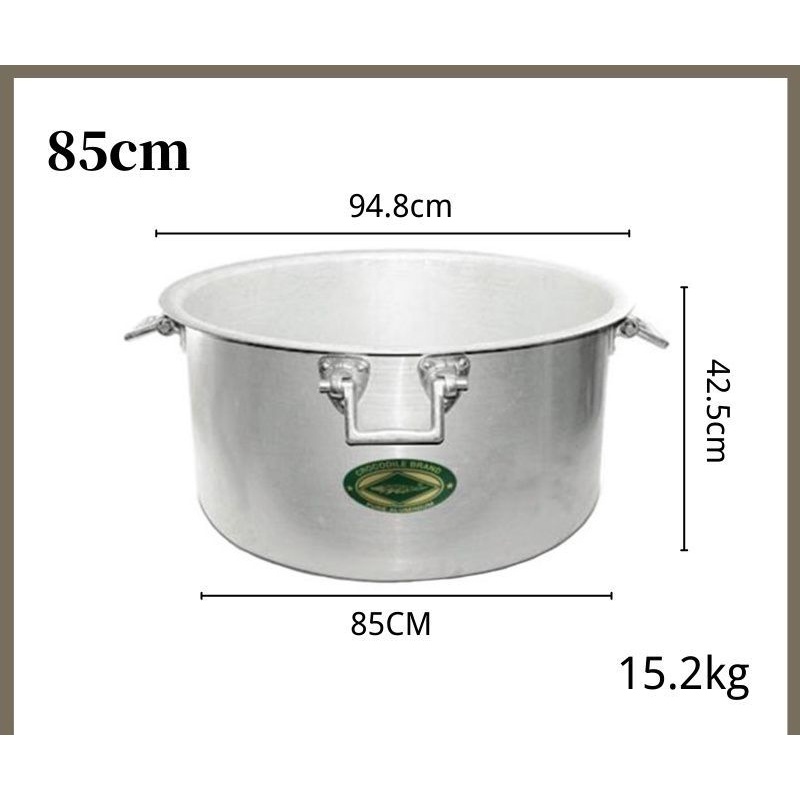 Periuk Tangkai Masak Sup /Pot /Cap Buaya Hijau Tebal Periuk Besar ...