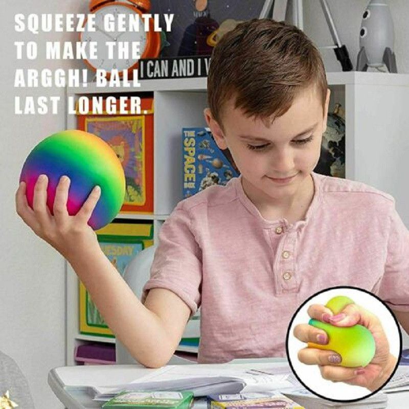 Stress Sensory Reliever Ball Hand Toy Autism Squeeze Anxiety Kids ...
