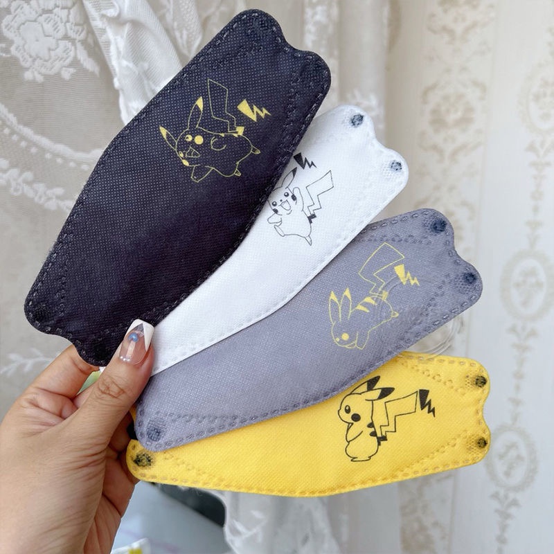 50Designs!Kuromi Pokémon Mask for Adult 10/50PCS 4PLY Cartoon MouthMsk ...