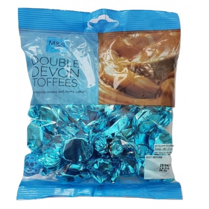 M&S Double Devon Butter Toffee 225g x1 Marks & Spencer Creamy Chewy ...