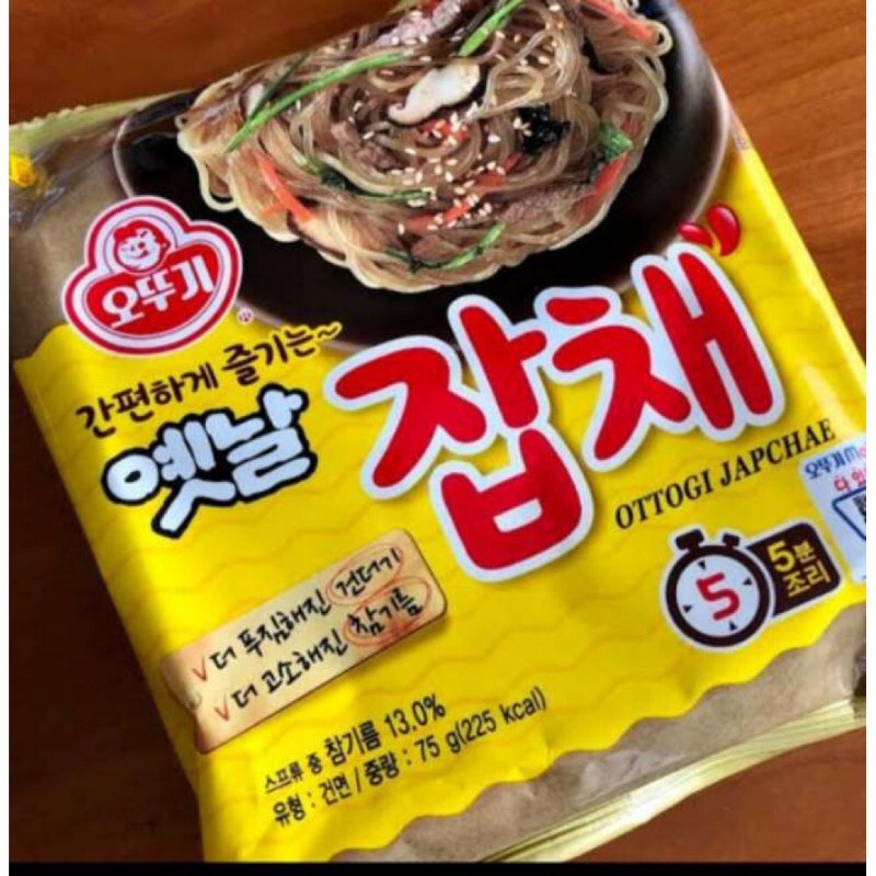 Korean OTTOGI Japchae Instant Traditional Noodles (75g) | Shopee Malaysia