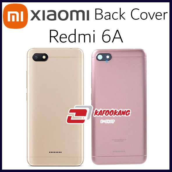 Xiaomi Redmi 6A Back Battery Cover Housing Back Body Rear Casing ...