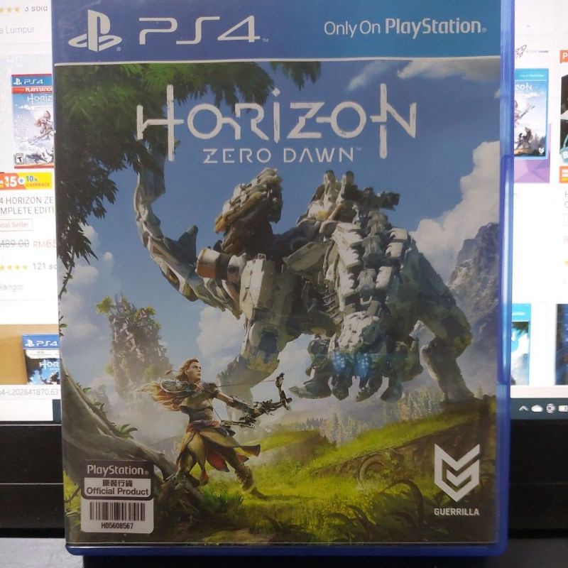 PS4 HORIZON ZERO DAWN CD CONDITION 9.9/10 ORIGINAL QUALITY FAST ...