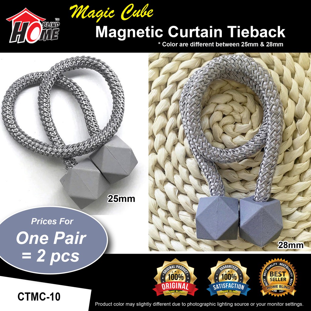 [HOME BLIND] Magnetic Curtain Tieback Magic Cube / Tali ikat langsir ...