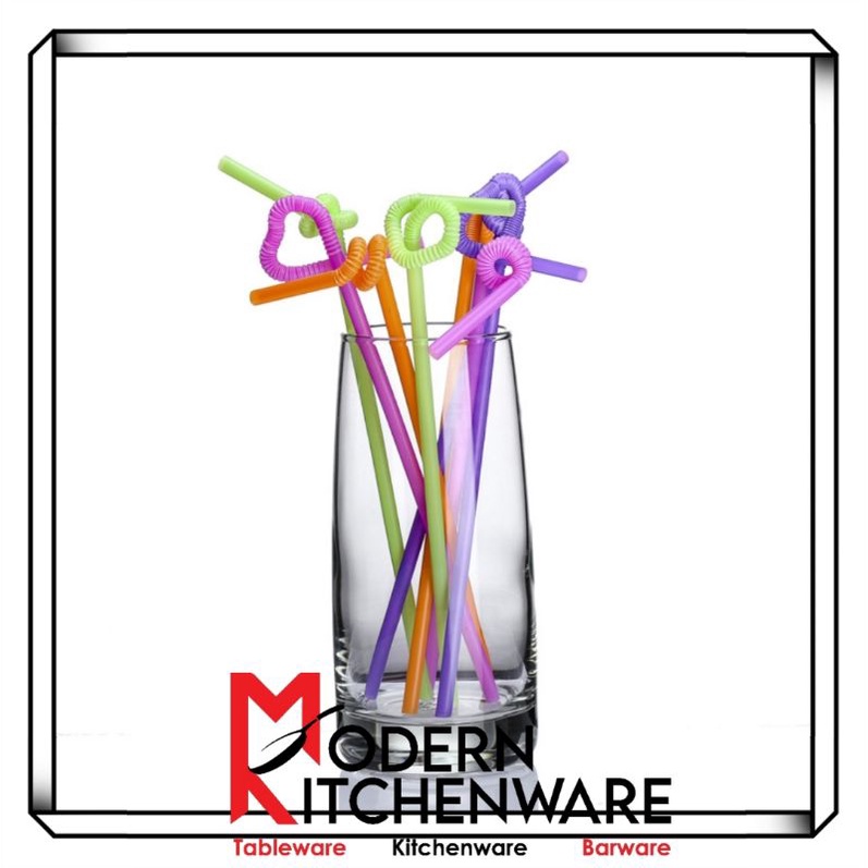 (MKitchenware)Disposable Plastic Straw Paper Straw Colour Straw ...