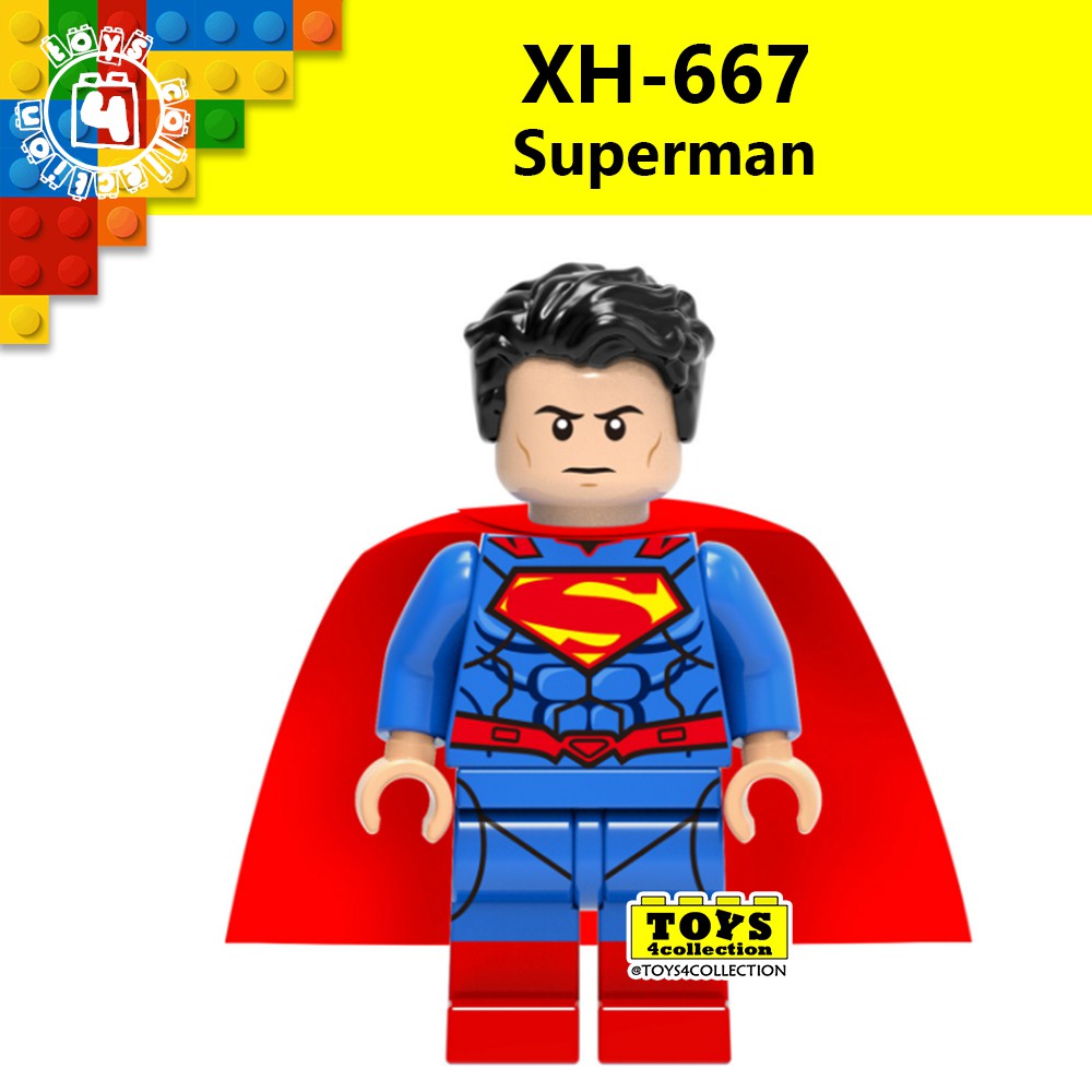 XINH 667 Superman Superheroes Minifigures Block Compatible Building ...
