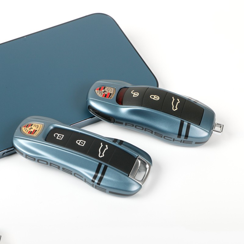 Key Cover for Panamera Porsche New Macan Cayenne 911 718 Key Chain Key ...
