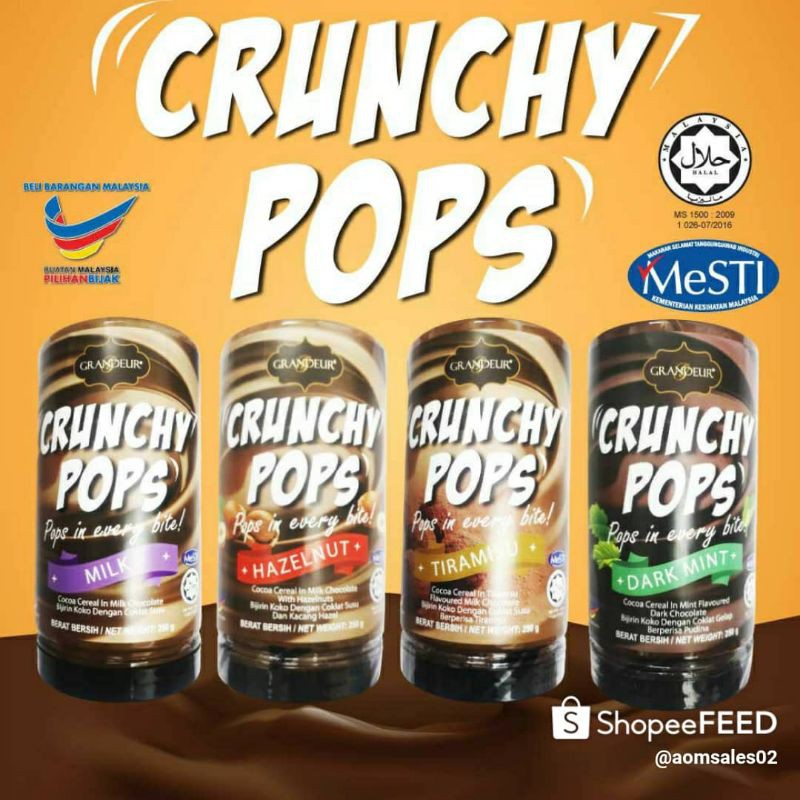 Chocolate Crunchy Pops | Shopee Malaysia