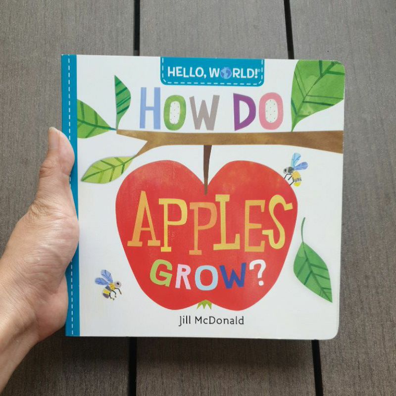 Hello, World! How Do Apples Grow? (Board Book） | Shopee Malaysia