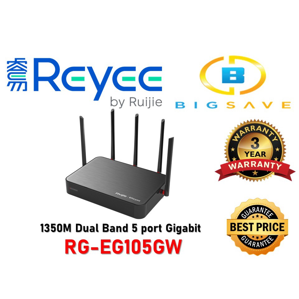 RUIJIE REYEE RG-EG105GW SERIES ROUTER SPECIFICATION | Shopee Malaysia