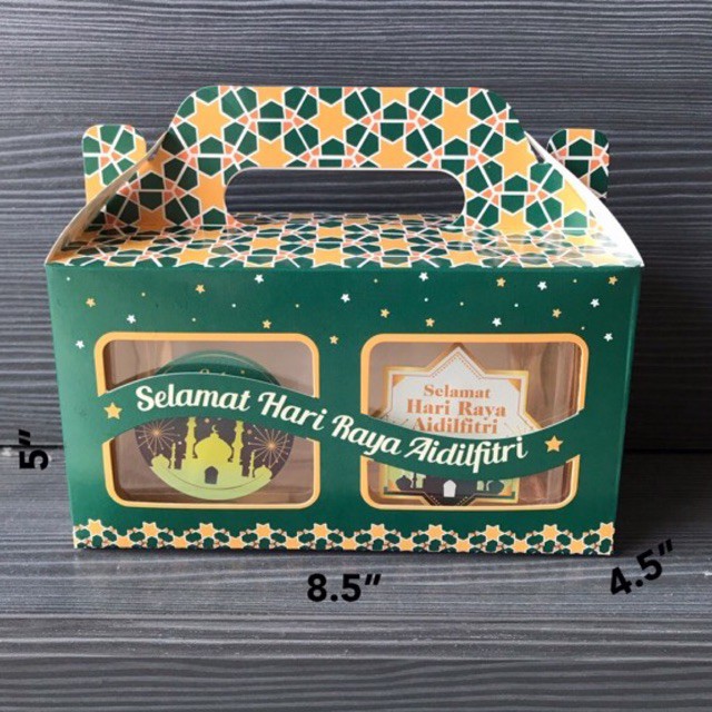 Hari Raya Gift Box(For 2 Cookies Container) | Shopee Malaysia