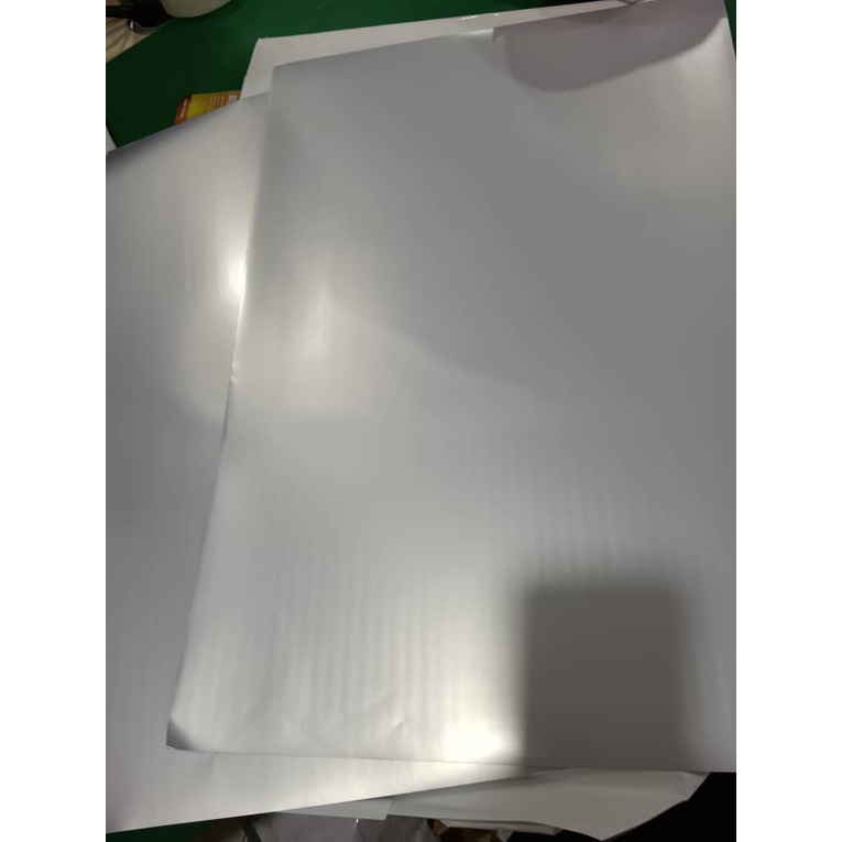 Matt Silver Pet Sticker 330mm x 483mm Good Quality Label Sticker 100 ...