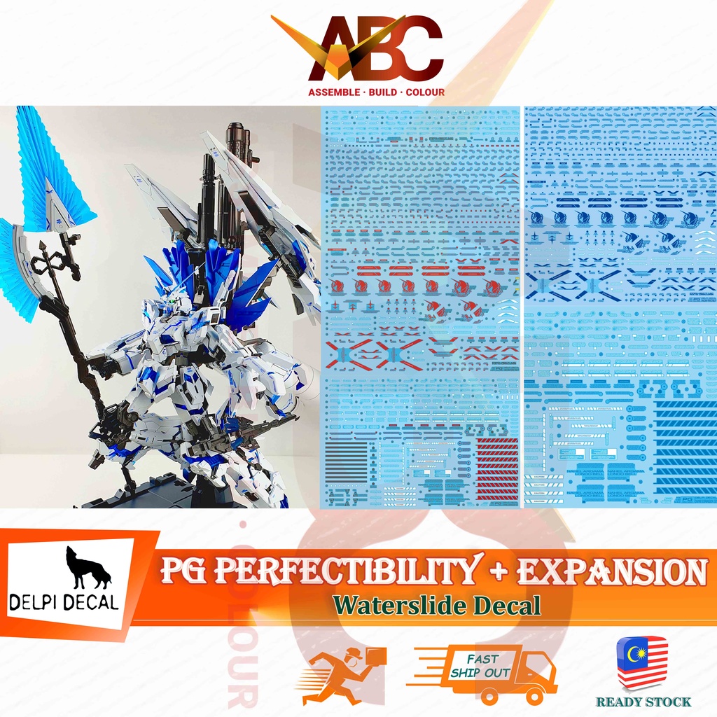 [Delpi] Waterslide Decal - PG 1/60 Unicorn Perfectibility + Divine ...