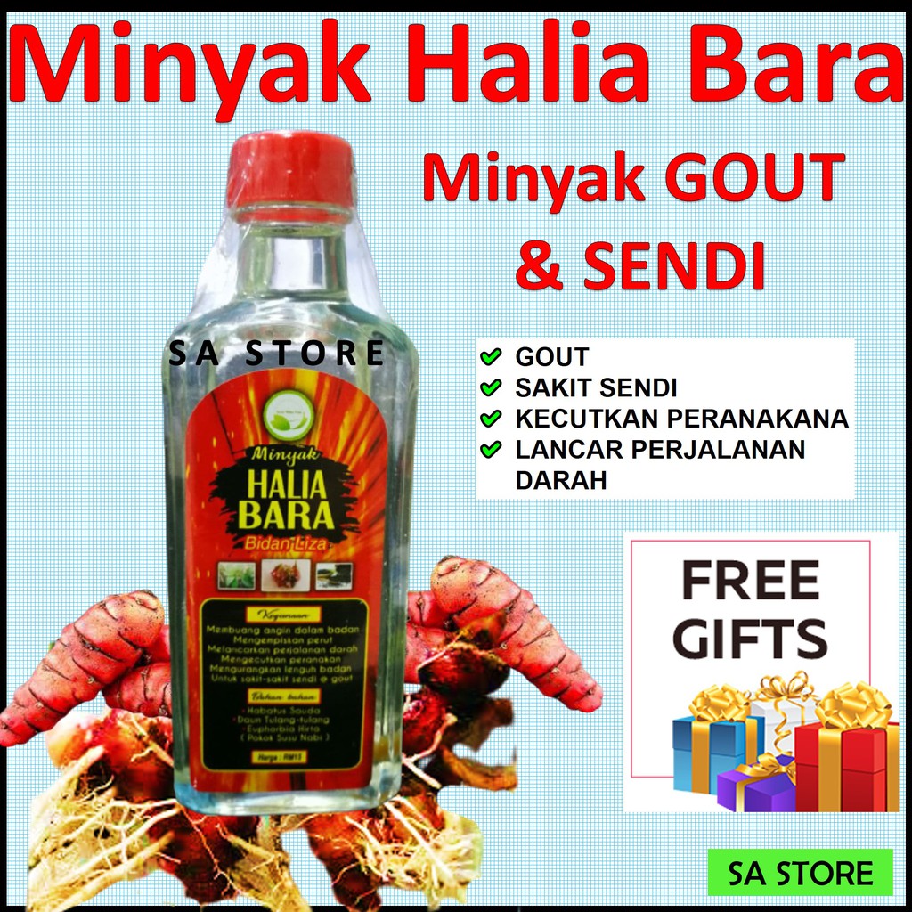 Minyak Halia Bara + 🎁 / minyak sakit gout / minyak sendi / minyak sapu ...
